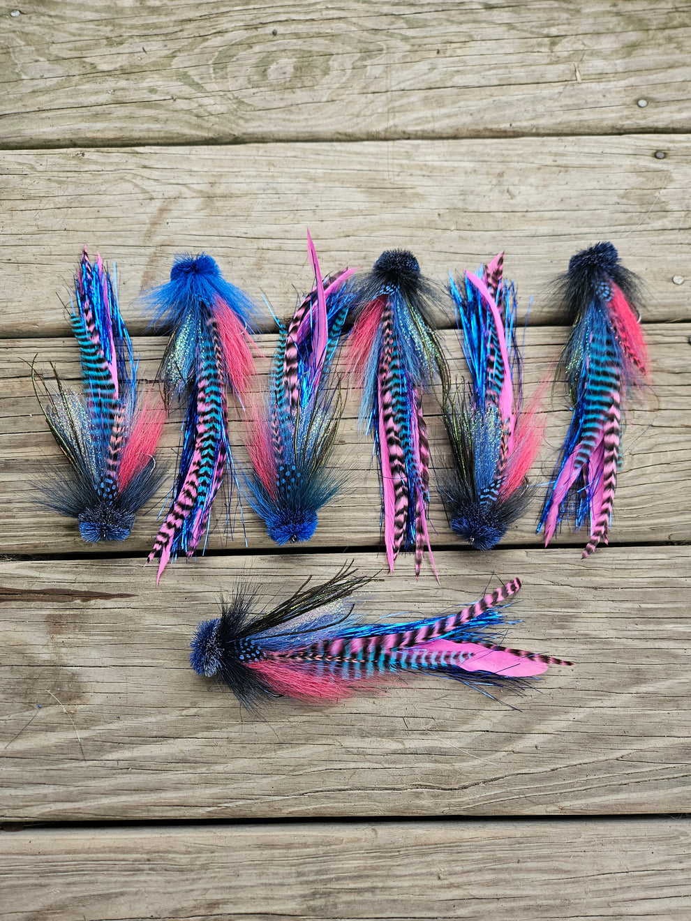 Cotton Candy Single Buford Musky Fly – Urban Fly Co.